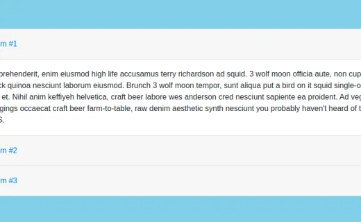 All possible methods to rotate arrow icon on click in accordion(bootstrap) | mycode.blog